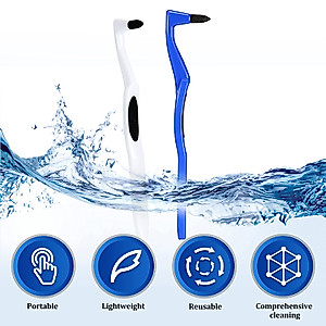 8 Pieces Tooth Stain Eraser Tooth Stain Removers Tartar Eraser Polisher Dental Plaque Tool Teeth Cleaning Kit for Teeth Whitening Polishing