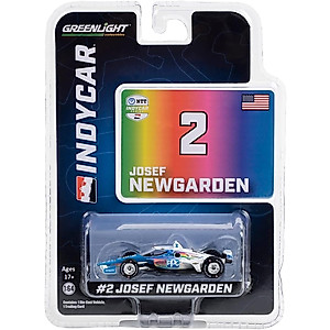 Dallara IndyCar #2 Josef Newgarden PPG Team Penske NTT IndyCar Series (2023) 1/64 Diecast Model Car by Greenlight 11565