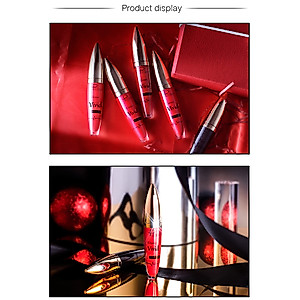 Easilydays Halloween Diamond Shiny Matte Lipstick, Gothic Glitter Liquid Lip Gloss, Sparkling High Pigment Waterproof Long Lasting Lipsticks, Bold Shimmer Lip Glaze Lips for Masquerade, Cosplay, Christmas Makeup (#12)