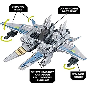 Snap Ships Wasp/Falx Battle Model Set - Construction Toy for Custom Building and Battle Play - Ages 8+