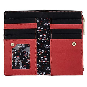 Loungefly Disney Mickey and Minnie Mouse Love AOP Faux Leather Wallet