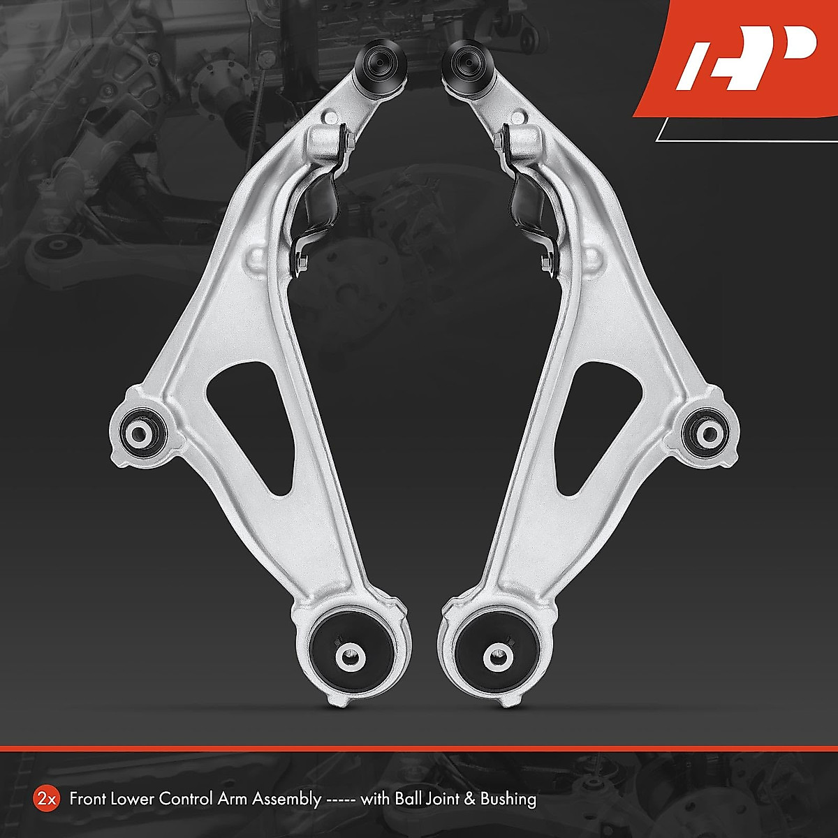 A-Premium 2 x Front Lower Control Arm Assembly, with Ball Joint & Bushing, Compatible with Nissan Pathfinder 2013-2020, Infiniti QX60 2014-2022, JX35 2013, Replace # K623063 K623064