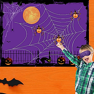 Halloween Pin The Spider on The Web Game for Kids Halloween Party Favors and Games Halloween Party Games Activities