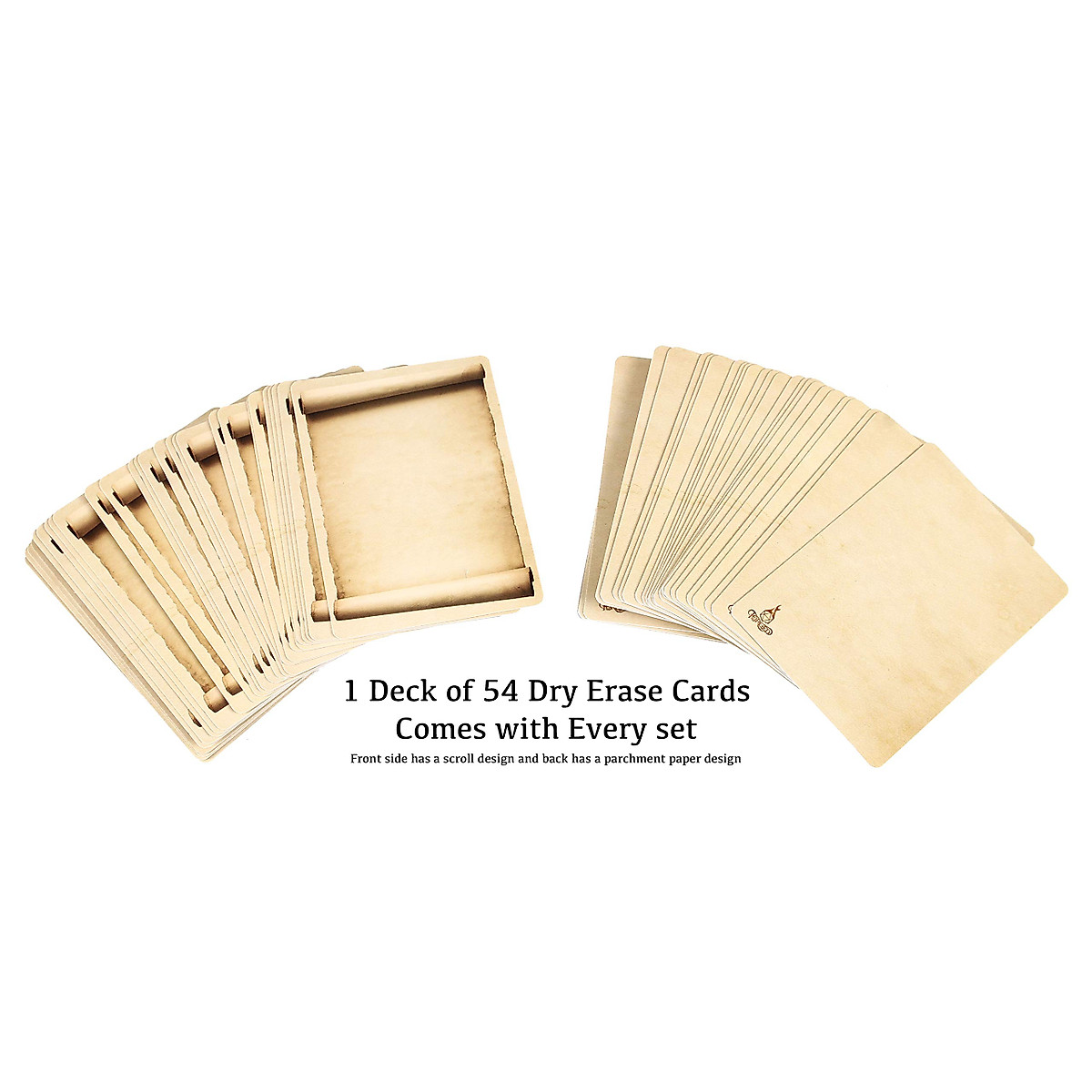 Forged Dice Co. Spellbook of Incantations (Dragon Edition) Spellbook Card Holder & Deck of Dry Erase Cards with Velvet Storage Bag - Storage for D&D Spell Book Monster Magic Item Cards