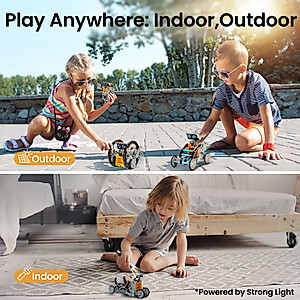 Sillbird STEM 12-in-1 Education Solar Robot Toys -190 Pieces DIY Building Science Experiment Kit for Kids Aged 8-10 and Older,Solar Powered by The Sun