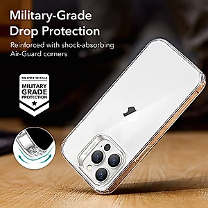 ESR Clear Case Compatible with iPhone 14 Pro Case, Shockproof Thin Silicone Cover, Yellowing-Resistant Slim Transparent TPU Phone Case, Project Zero Series, Clear