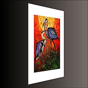 Blue Herons, Limited Edition, Signed and Numbered Print