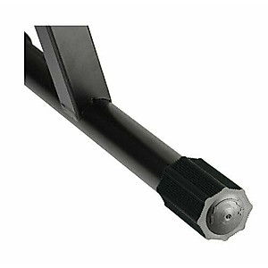 K&M Konig & Meyer 14047.000.55 Performance Pneumatic Stool | Easily Adjust Height/Angle of the Ergonomic Set /Footrest | Professional Grade for all Musicians | German Made | Black Imitation Leather