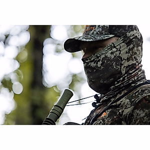 First Lite Aerowool Merino Wool Neck Gaiter - Ultralight Camo Hunting Face Mask - First Lite Specter - One Size