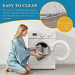 BDEUS 6" Floor Mattress Futon Mattress with Pillow, Kids Dormitory Mattress Tatami Mat Sleeping Pad with Washable Cover and Anti-Slip Bottom, Floor Lounger Bed (50 x 36 Inch)