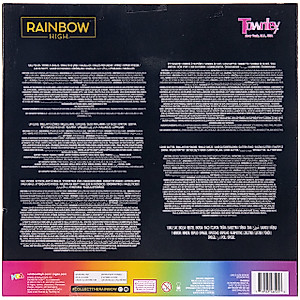 Rainbow High - Townley Girl Cosmetic Makeup with Palette Bag Set Includes Lip Gloss, Nail Polish & Eye Shadow and More! for Kids Girls, Ages 6+ Perfect for Parties, Sleepovers and Makeovers