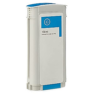 LKB Compatible HP70 Cyan Ink Cartridge Replacement with 130ML Use with HP Designjet Z2100 Z5200 Z3200 Z3100 Z5400 ( HP70 Cyan ) –US