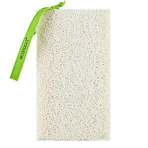 EcoTools Loofah Body Sponge, Mesh Netting Loofah, Exfoliating Body Scrubber, for Men & Women, Eco-Friendly Bath Sponge, Gentle Cleansing, Self-Tan Prep, Vegan & Cruelty-Free, 3 Count