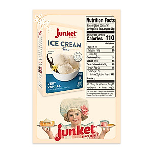 Junket Ice Cream Mix Very Vanilla, 4 Ounce (Pack of 1)