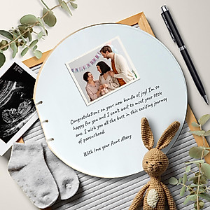 Mikito Elegant Wedding Guest Book – Ideal Baby Shower Guest Book, Memorable for Birthdays & Graduations – Classic Guestbook for Wedding Celebrations - Polaroid Guest Book