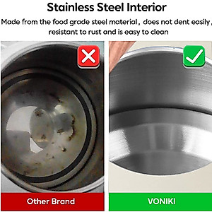 Vilihkc Tea Kettle 2.6 Liter Whistling Tea Kettle, Tea Pots for Stove Top Food Grade Stainless Steel with Wood Pattern Folding Handle, Loud Whistle Kettle for Tea, Coffee, Milk