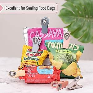 Mr. Pen- Magnetic Chip Clips, 6 Pack, Muted Morandi Chip Clips, Bag Clips, Food Clips, Bag Clips for Food, Chip Bag Clip, Chip Clips Magnetic, Chip Bag Clips, Clips for Food Packages, Kitchen Clips