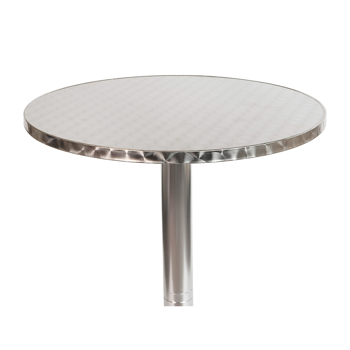 Flash Furniture Metal Bar Table - Aluminum Patio Table - Mellie 23.5"H Round Bar Height Table - Indoor/Outdoor