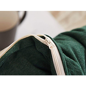 Jersey Knit Cotton Duvet Cover Set Bedding Set Soft Knit Comforter Cover Queen Size 3 Pieces Bedding Set 1 Duvet Cover 2 Pillowcases Queen Duvet Cover Set