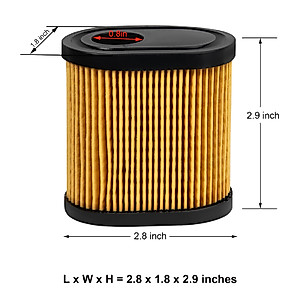 ZLKSKER 36905 Air Filter Replacement for Tecumseh #36905 740083A, Craftsman Toro Recycler 6.5HP 20017 20018, Lawn Mower Air Cleaner (1)