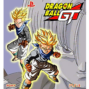Skin Ps4 Old - Dragonball GT Trunks - Limited Edition Decal Cover ADESIVA Playstation 4 Slim Sony Bundle