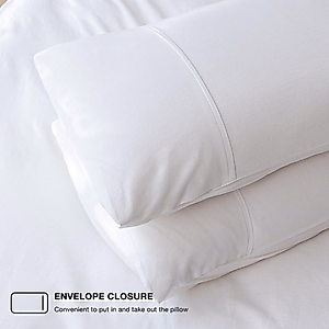 Levoo 100% Linen Duvet Cover Queen Size Pure Natural French Flax Linen Duvet Cover Soft Comfy Breathable Durable 3 Pcs Linen Bedding Set with 1 Duvet Cover Linen 2 Linen Pillowcases (Queen, White)