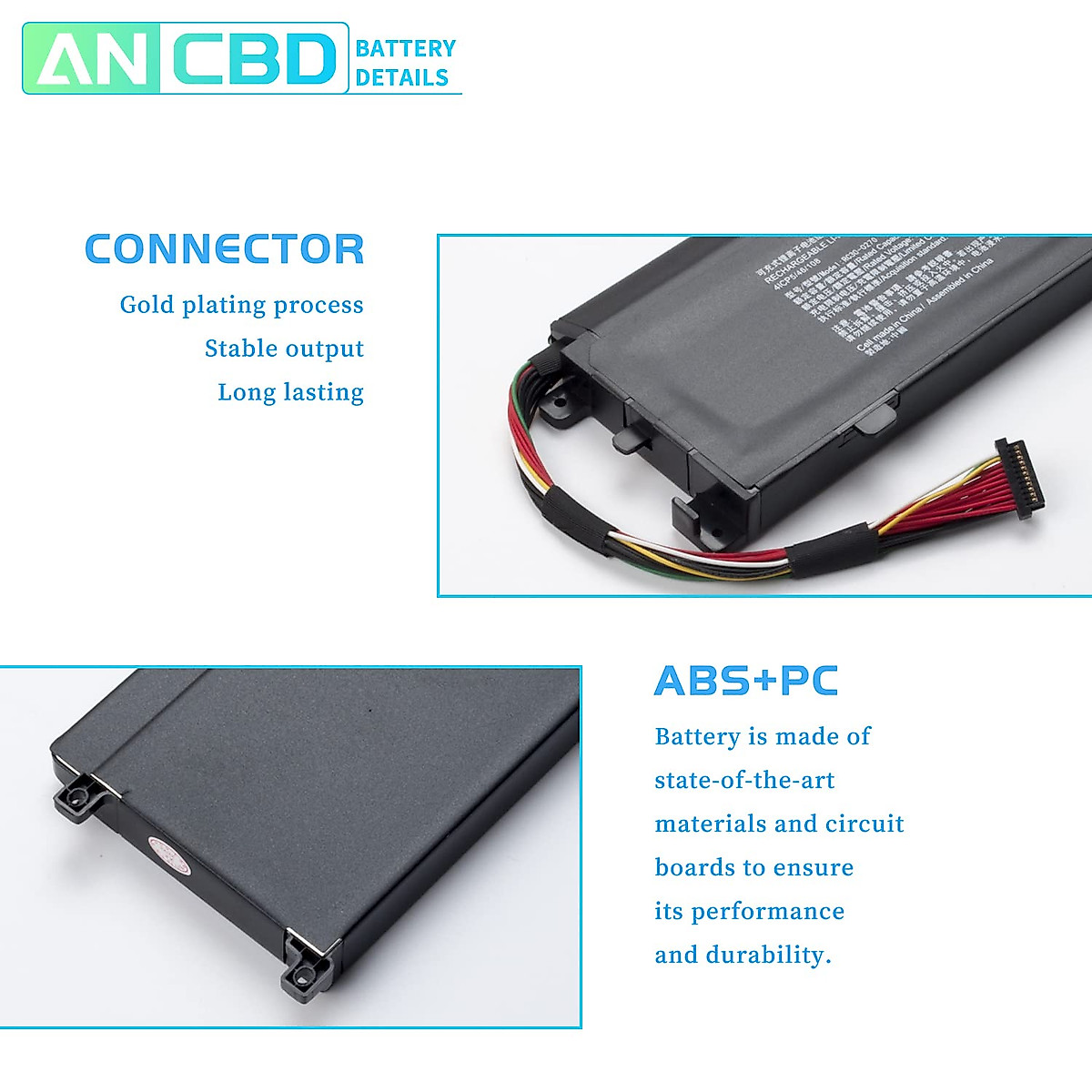 RC30-0270 RZ09-0270 Laptop Battery for Razer Blade 15 Base 2018 2019 GTX 1660 Ti RZ09-02705E76 RZ09-02705E76-R3U1 RZ09-02705E75-R3U1 RZ09-0300 RZ09-03006 RZ09-03009 RZ09-03006E92 RZ09-03009E97 65Wh
