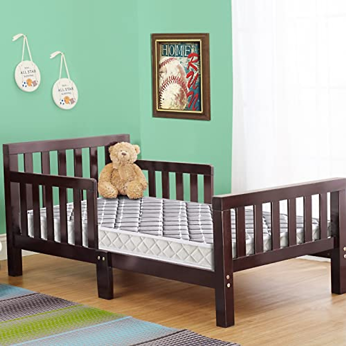 Crib and Toddler Mattress - 52" x 27.6" x 5" - Premium Foam - Firm - Dual Sided Standard Size Baby Mattresses for Crib and Toddler Bed - Baby Crib Mattress - Toddler Mattress for Toddler Bed