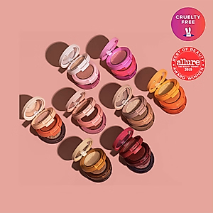 Kaja Beauty Bento Collection - Bouncy Eyeshadow Trio | Plum Rosy Tones, Travel Size, 01 Rosewater, 2019 Allure Best of Beauty Award, 0.03 Oz
