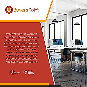 Buyer's Point 24 Port Cat6 RJ45 Patch Panel | Built for Rack or Wall Mount Cable Management w/Punch Down Tool, Server Compatible with Cat 3/4/5/5e/6 — 1 Pack