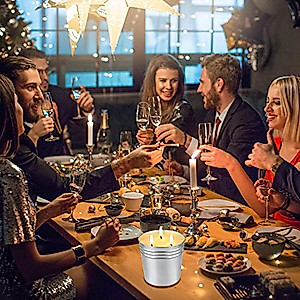 Citronella Candles Outdoor Large Bucket Candle, 3 Wick 17 oz Scented Candles Gift Set 100 Hour Burning for Patio Yard Indoors Garden Home Balcony Natural Soy Wax Candles Set Women Wedding Birthday