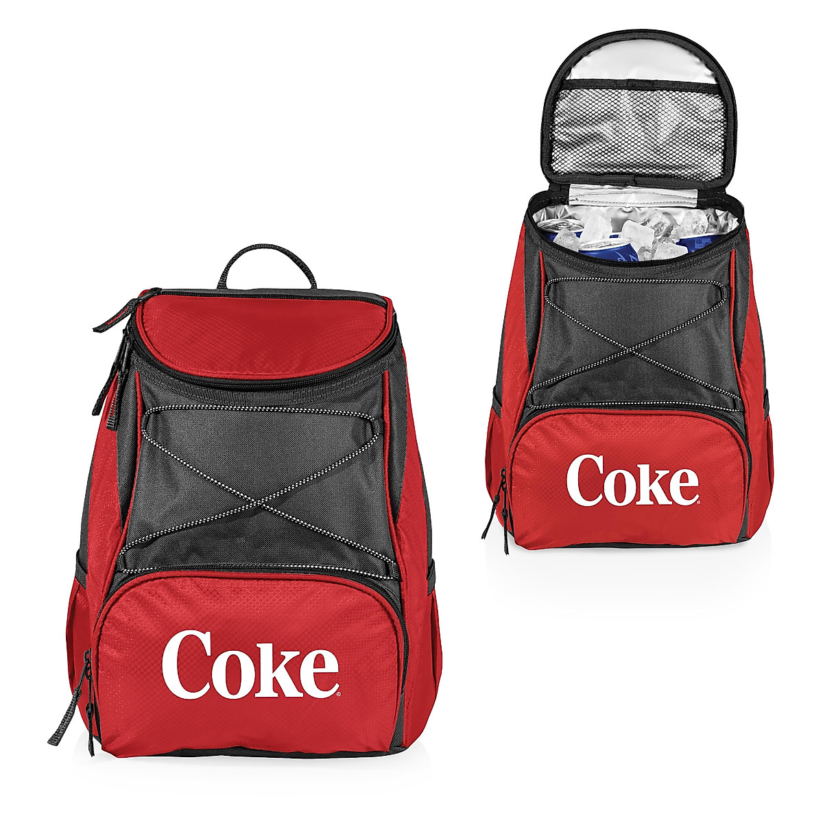 ONIVA - a Picnic Time brand Coca-Cola PTX Backpack Cooler, Soft Cooler Backpack, Insulated Lunch Bag