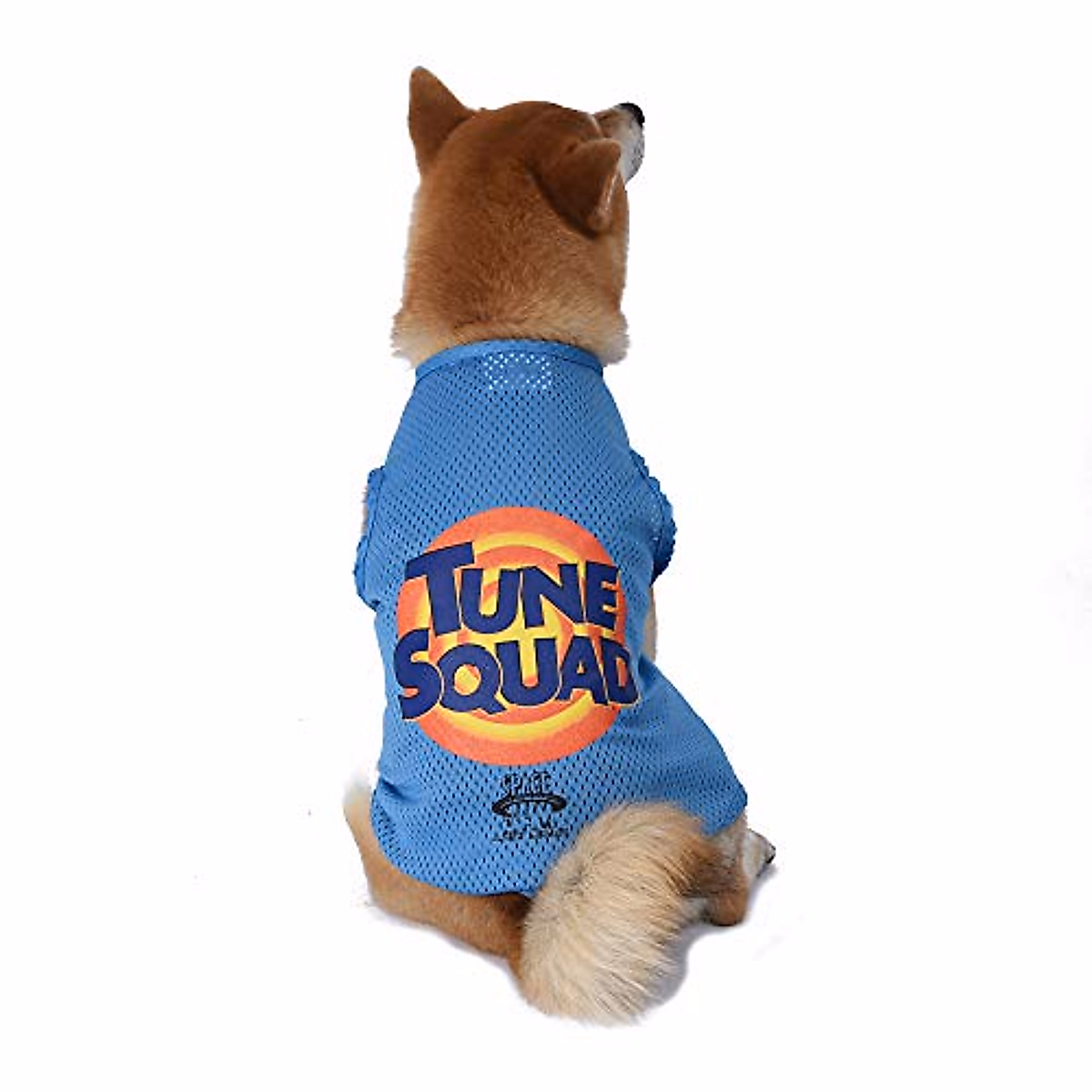 LOONEY TUNES Tunes Space Jam 2 Tune Squad Dog Tank Top Small Dog Shirt LOONEY TUNES Tunes Space Jam Jersey Mesh Blue Dog Shirt for Small Dogs from Space Jam Movie FF16274