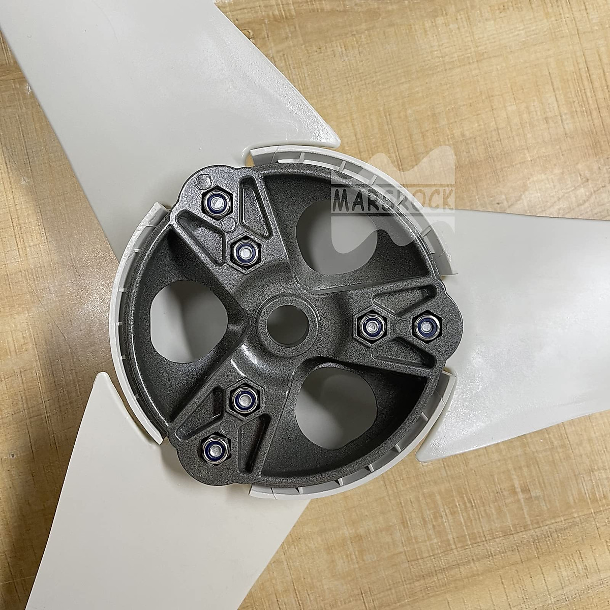 Mars Rock Small Wind Turbine Wheel Hub And Cap 3 Vanes Blades’ Screws & Nuts Kit For Horizontal Wind Turbine Generation DIY 100w To 1000w Small Windmill Accessories Parts