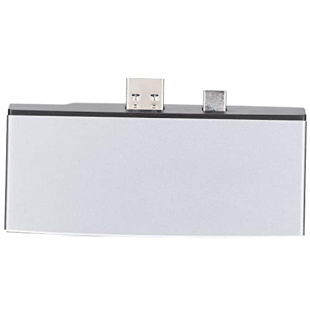 Expansion Dock, Aluminum Alloy Shell 6 in 1 Multifunctional USB Adapter Mini Portable for Keyboard for Flash Disk for Mouse