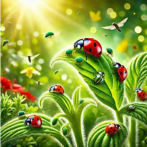 1500 Live Ladybugs - Hippodamia Convergens - Guaranteed Live Deliver - Plastic Container for Moth (1500)