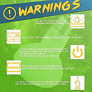 LUCKY HERP 4 Pack 50W Reptile Heat Lamp Bulb (2nd Gen), Amphibian Basking Light Bulb, Reptile Daylight Bulb for Turtle, Bearded Dragon, Lizard Heating Use