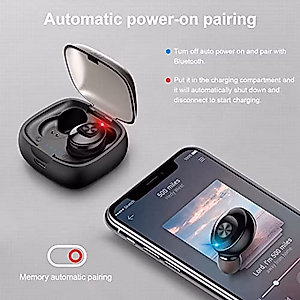 Earbuds Headphones, IPX5 Waterproof Headset, Hi-Fi Stereo in-Ear Earphones for Gym Work