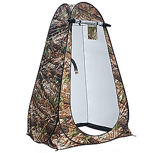 anngrowy Pop Up Shower Tent Portable Outdoor Camping Bathroom Toilet Tent Changing Dressing Room Privacy Shelters Room for Hiking and Beach Sun Shelter Picnic Fishing– UPF40+ Waterproof