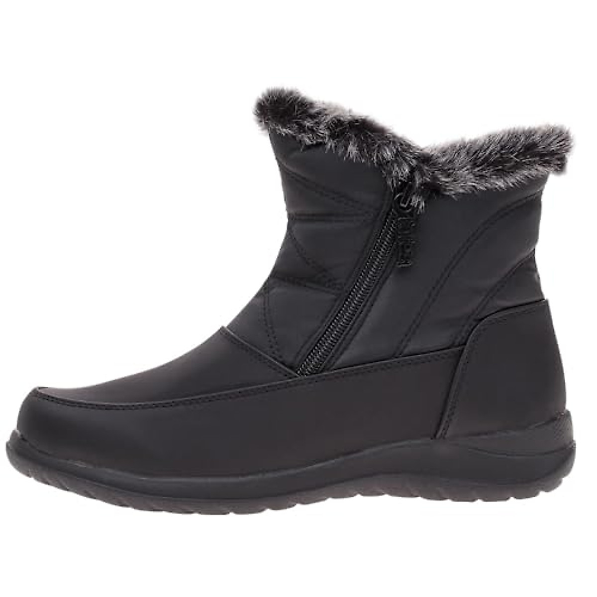 totes Dalia Womens Snow Boots, Black, 10 Wide