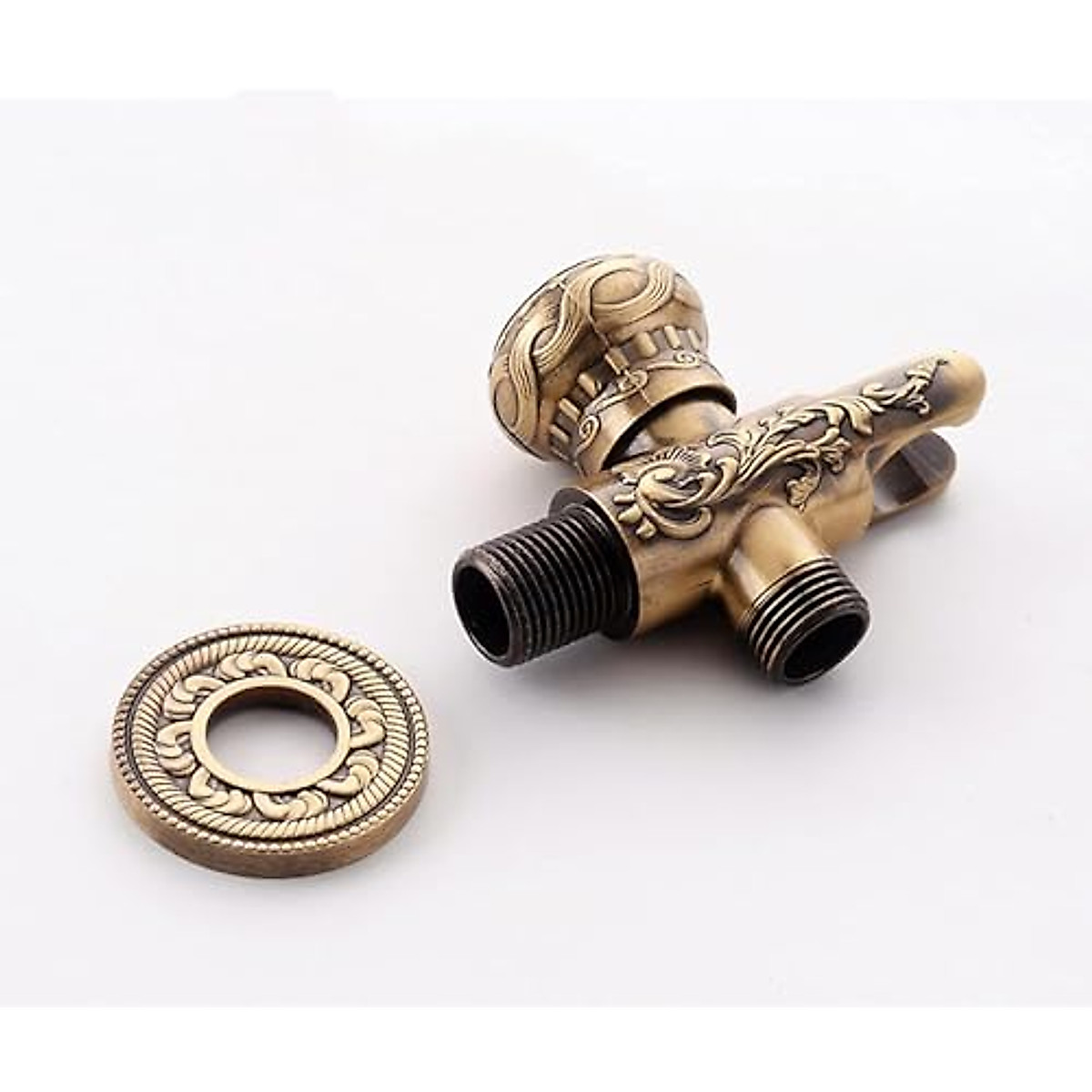 Toilet Bidet Kit with Hand Shower - Brass Handheld Bidet Sprayer - Toilet Shower Head with Hose Toilet Hand Shower Kit, for Personal Hygiene, Toilet Cleaning,A