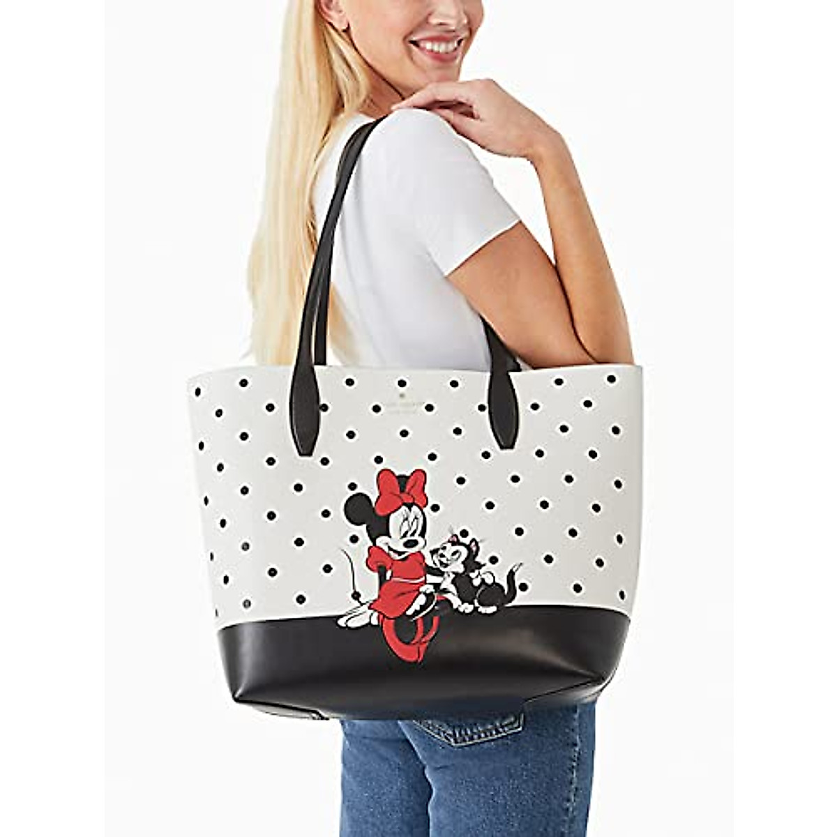 Kate Spade New York Disney Minnie Mouse Tote Bag Including Detachable Wristlet