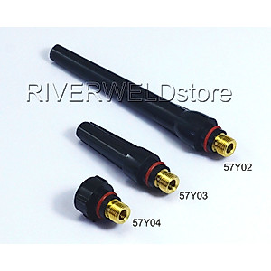 RIVERWELD TIG Back Cap 57Y02 57Y03 57Y04 Fit QQ300 PTA DB SR WP 17 18 26 TIG Welding Torch 3pk