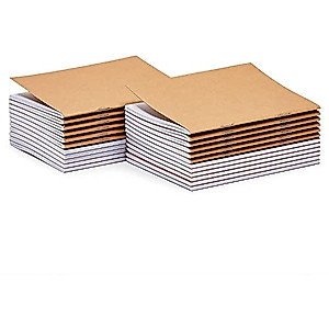 24 Pack Blank Journals Bulk Set, Small Kraft Paper Notebooks, Sketchbooks for Kids, Students to Write Stories (4x6 in)