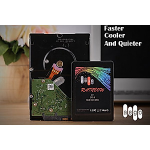 AEGO Internal SSD 240GB Hard Drive SATAIII Solid State Drive for PS4 Tablets PCs (240GB SSD)