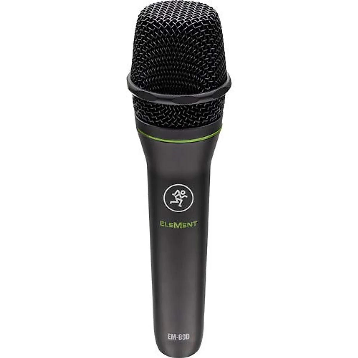 Mackie EM-89D Element Series Dynamic Vocal Microphone with Tripod Microphone Stand & XLR Cable Bundle