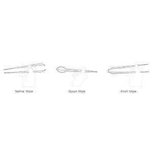 MANTIS Chopsticks, Multifunction, Spoon forming, Bidirectional, (1-pair) - (rev2, 2022)