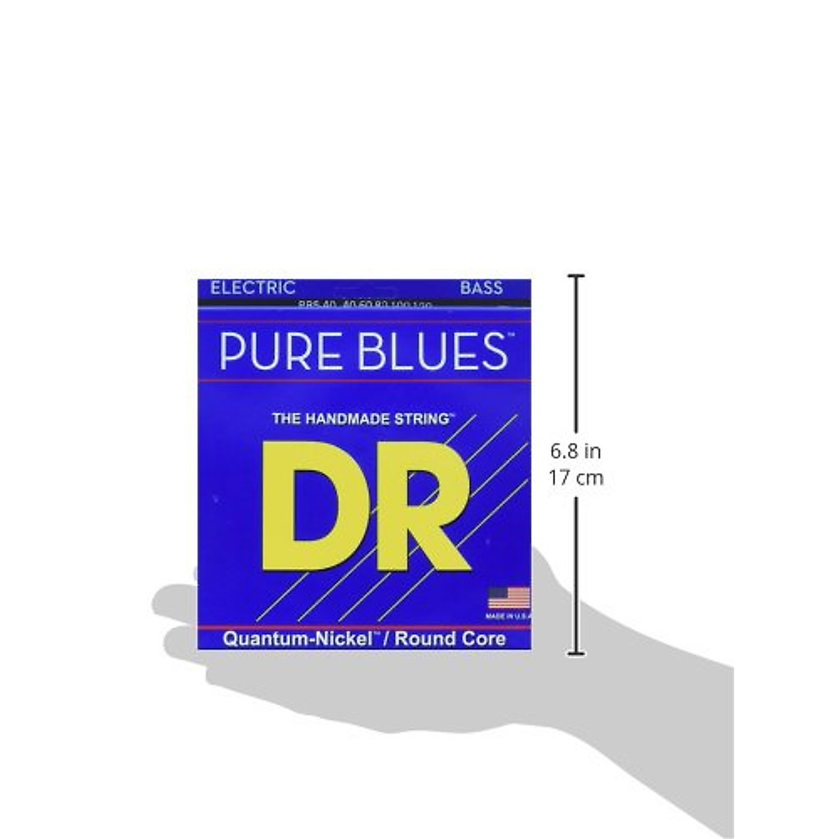 DR Strings PURE BLUES Bass Guitar Strings (PB5-40)