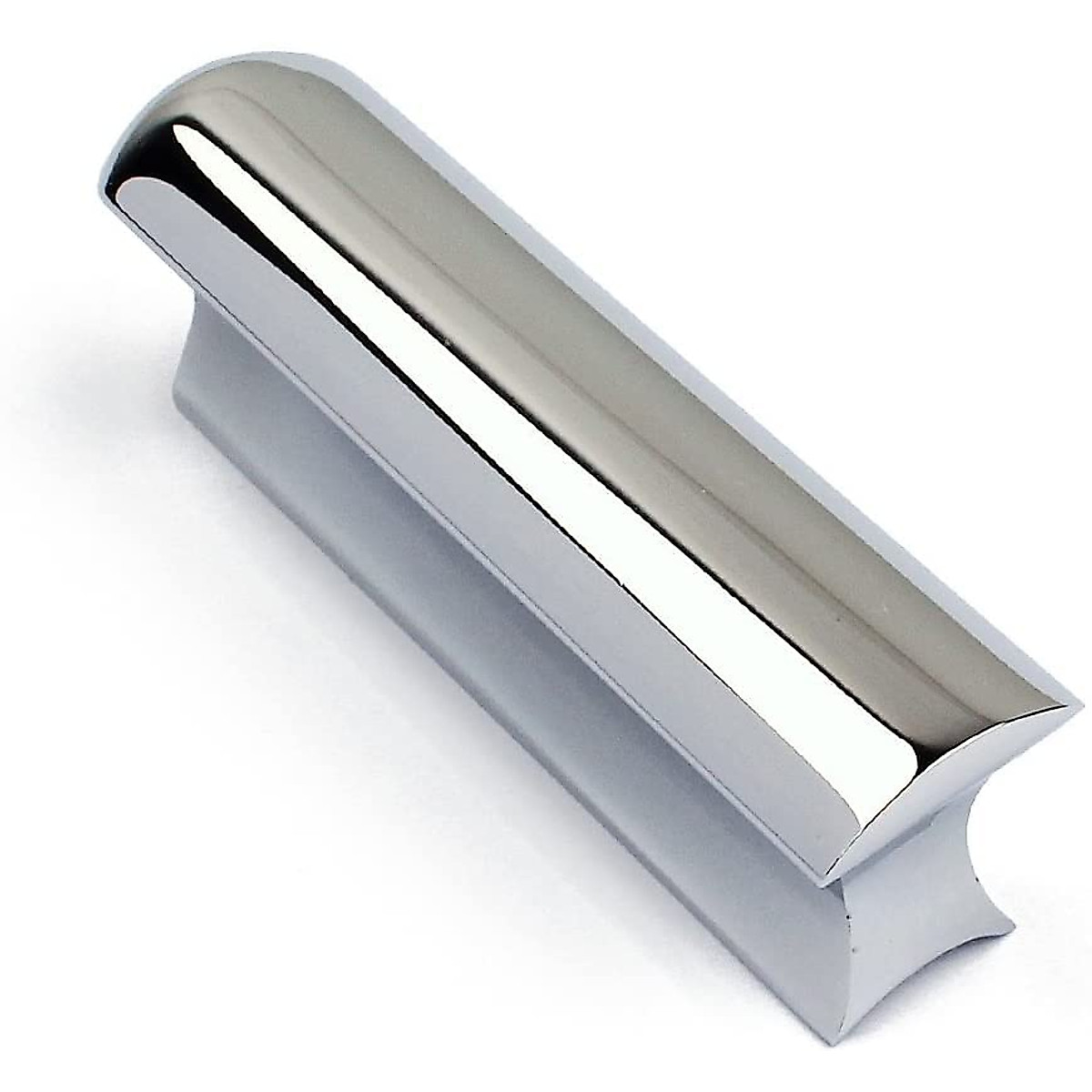 Stainless Steel Hawaii Electric Guitar Guitar Bass Lap Slide Bar Stick Silver Tone (Silver)