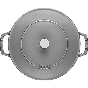 Staub 12612418 – Bräter Chistera 24 cm grau induktionsgeeignet 40511 – 471 – 0 (H. Nr.)